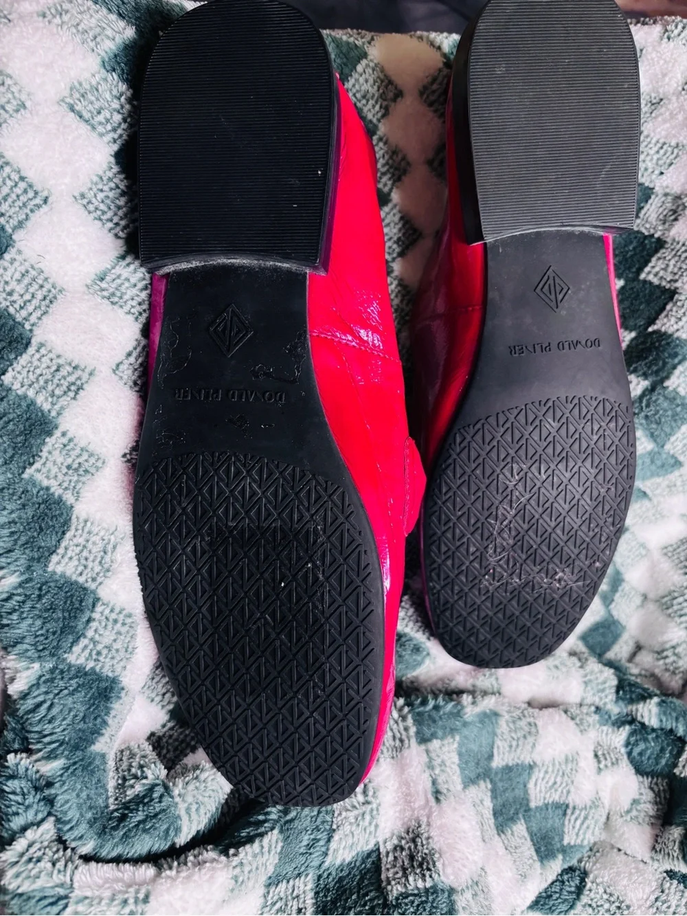 Donald J. Pliner | Shoes | Donald J Pliner Shiny Red Loafers With ...
